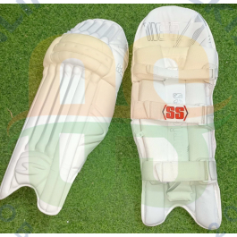 SS Matrix All White Cricket Batting Pads Men's