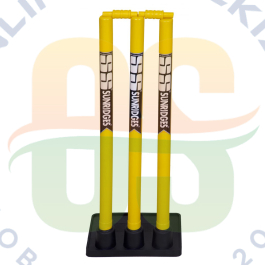SS Stumps - Plastic with Heavy Rubber Base (3*stump set)